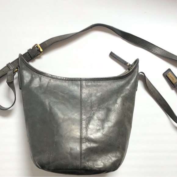 Born | Bags | Born Vintage Distressed Leather Hobo Crossbody Satchel ...